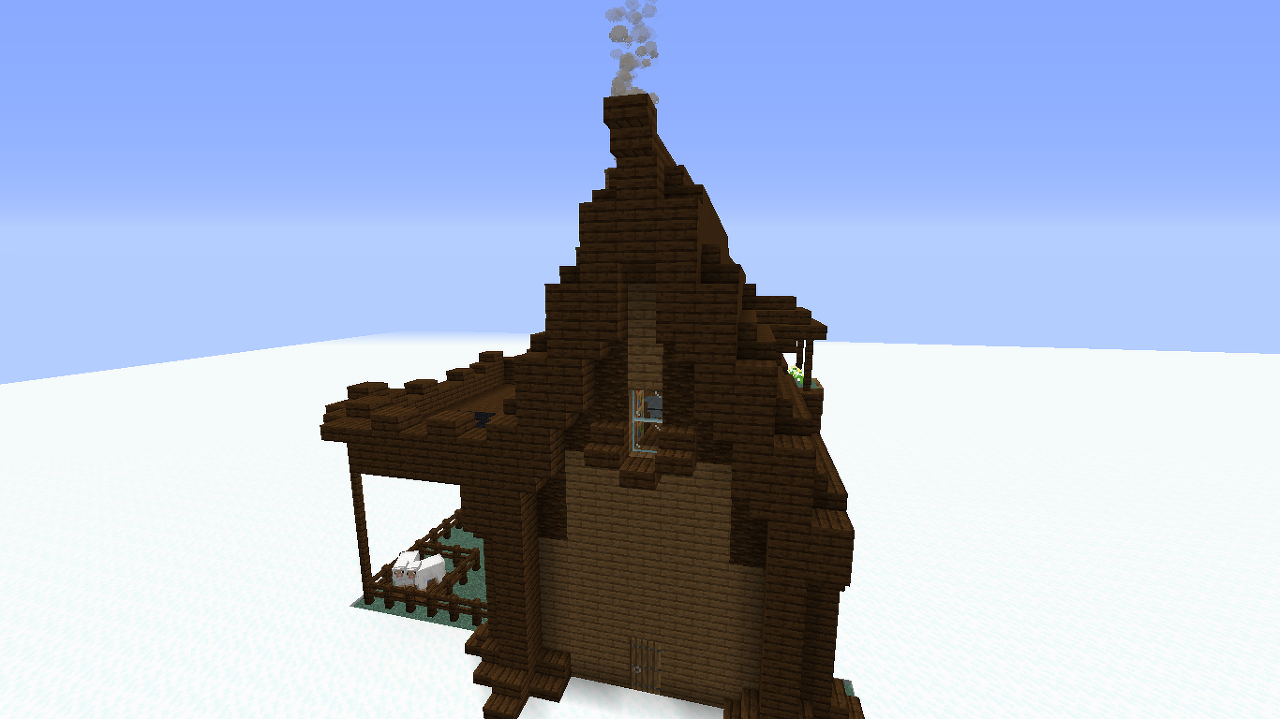 Dark oak x Spruce oak Minecraft Map