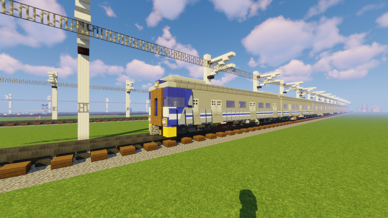 Taiwan railway emu600 train Minecraft Map