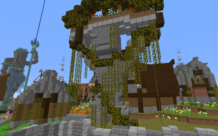 Garden statue Minecraft Map
