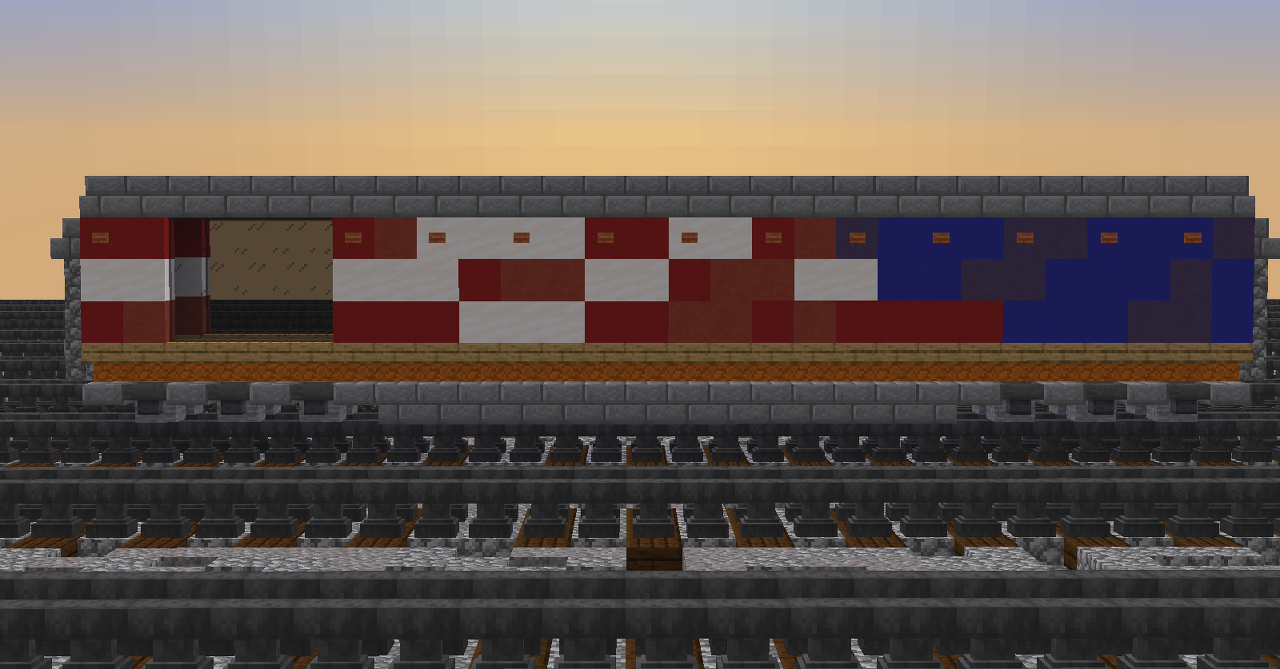 Union Pacific Flag Funeral Car Minecraft Map