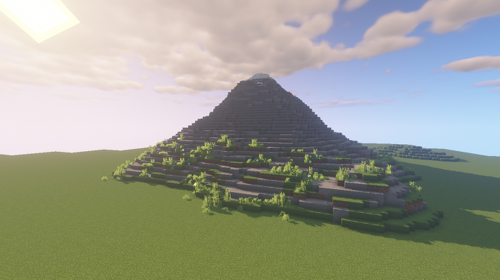 My First try at Custom Mountain Minecraft Map