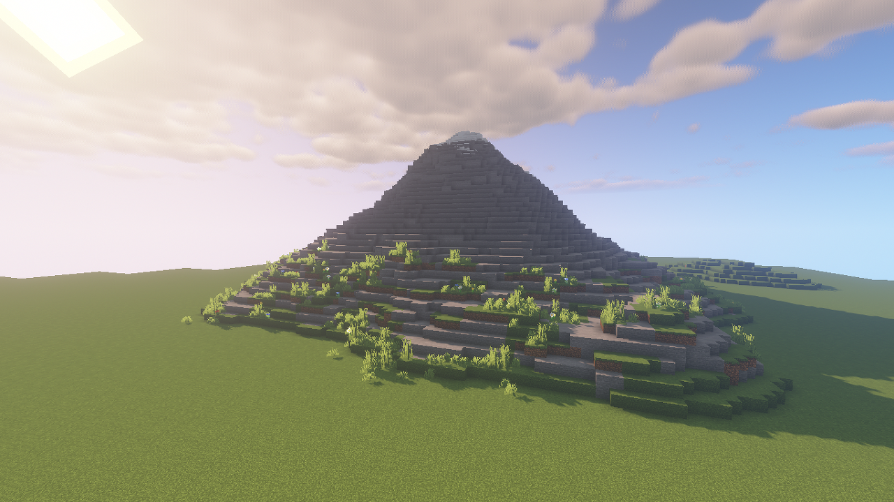 My First try at Custom Mountain Minecraft Map