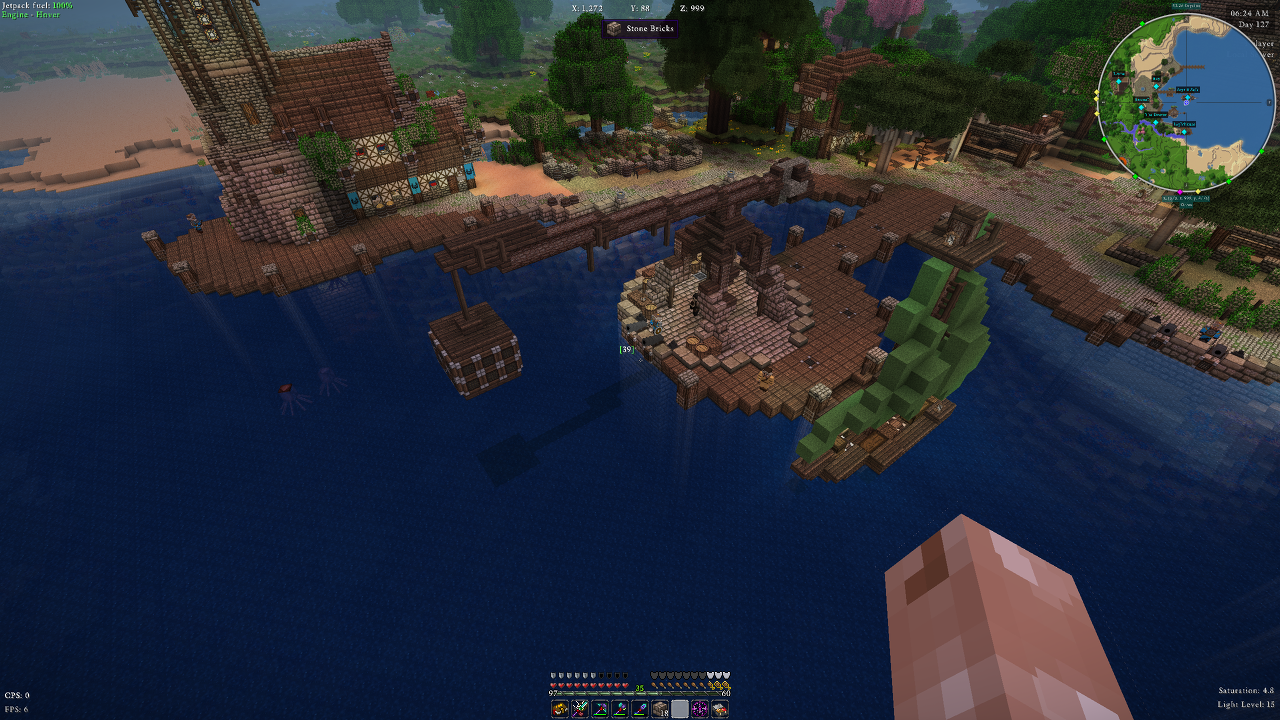 Medieval Port Crane Minecraft Map