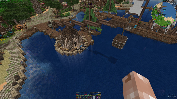 Medieval Port Crane Minecraft Map