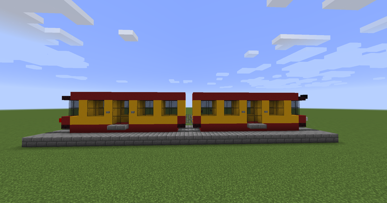 Warsaw tram (number 1) Minecraft Map