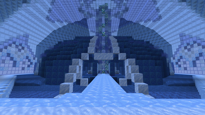 One Colour Contest Entry - A Blue Map Minecraft Map