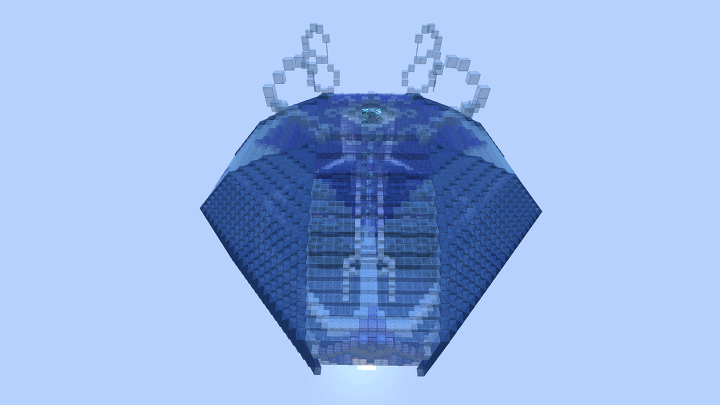 One Colour Contest Entry - A Blue Map Minecraft Map
