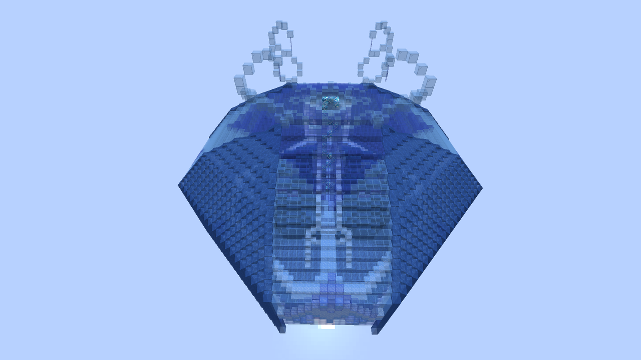 One Colour Contest Entry - A Blue Map Minecraft Map
