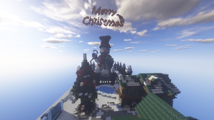 ConwyBuild Christmas spawn Minecraft Map