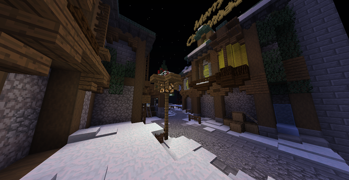 ConwyBuild Christmas spawn Minecraft Map