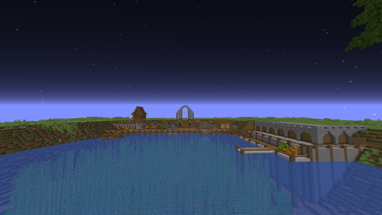 Huge medieval fantasy world Minecraft Map