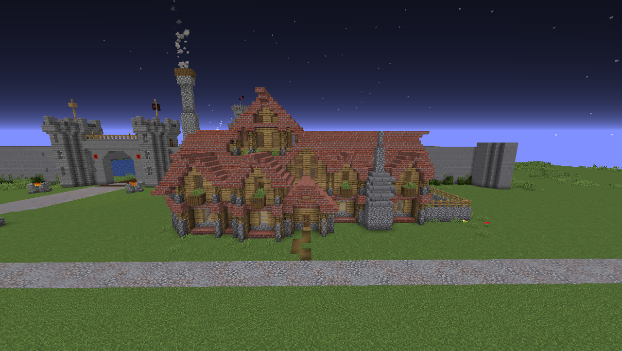 Huge medieval fantasy world Minecraft Map