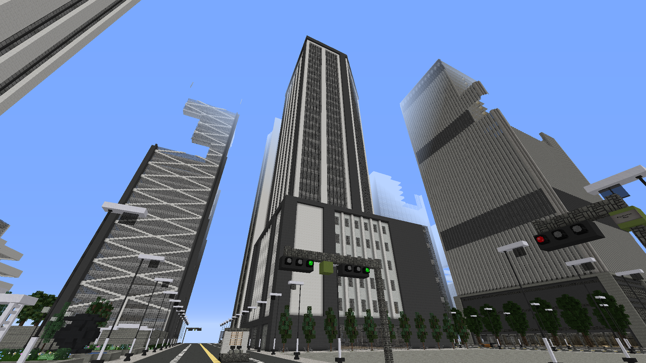 Modern Tech Company Skyscraper Minecraft Map