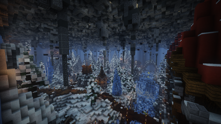 Snow spawn / Underground [AgeBuilders] Minecraft Map