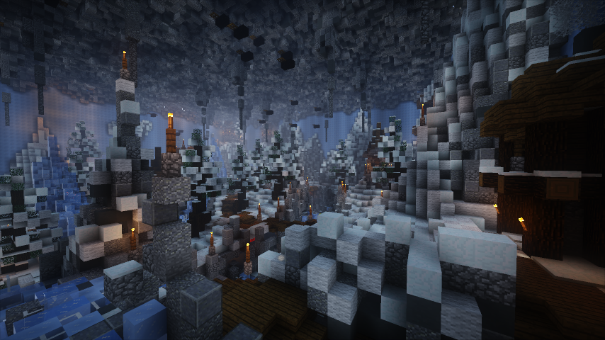 Snow spawn / Underground [AgeBuilders] Minecraft Map