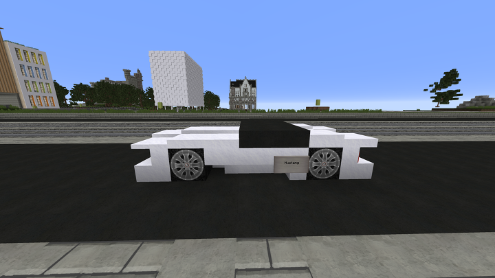 Ford Mustang 3 Wide Minecraft Map