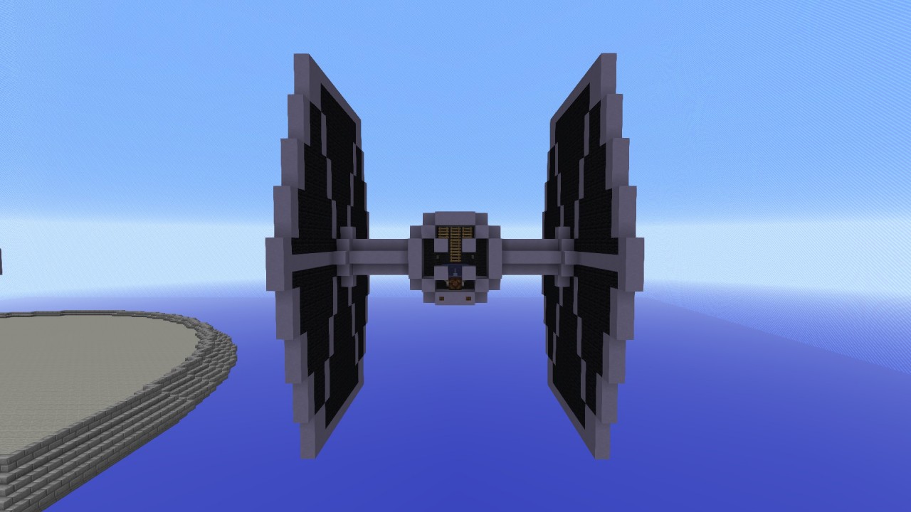Imperial TIE Fighter | TIE/ln Fighter Minecraft Map
