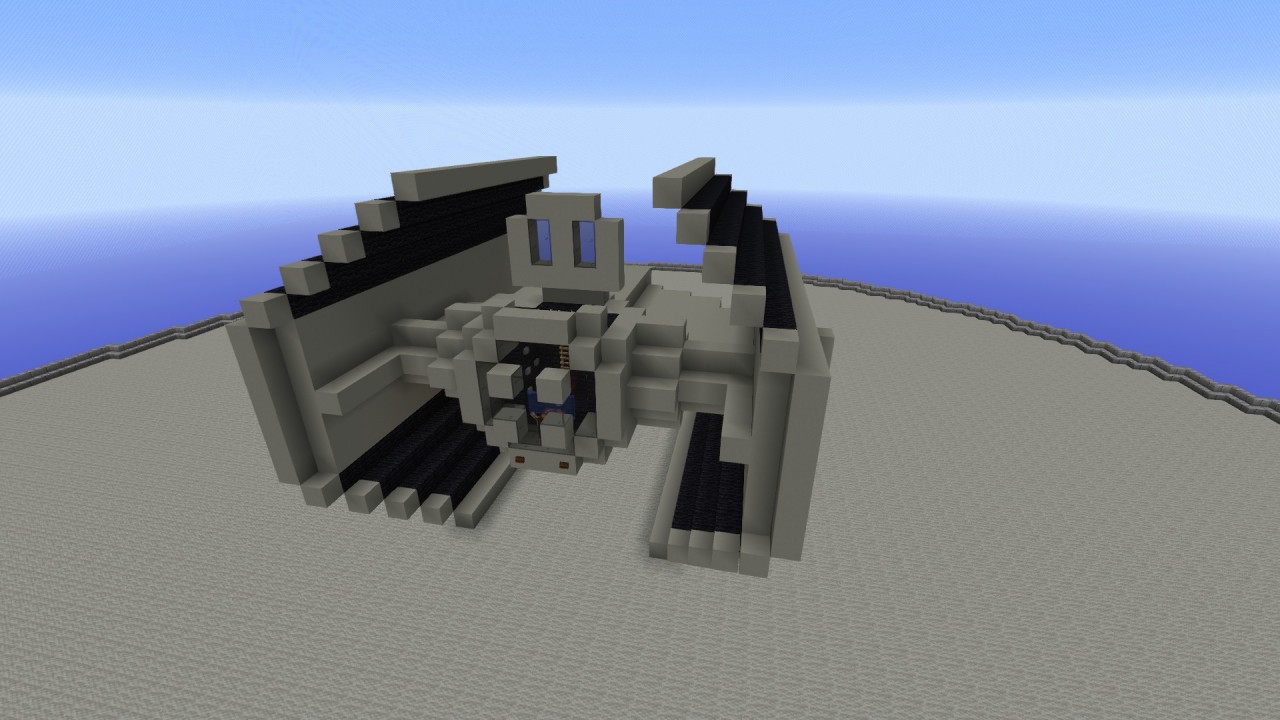 Darth Vader's TIE Fighter | TIE Advanced x1 Minecraft Map