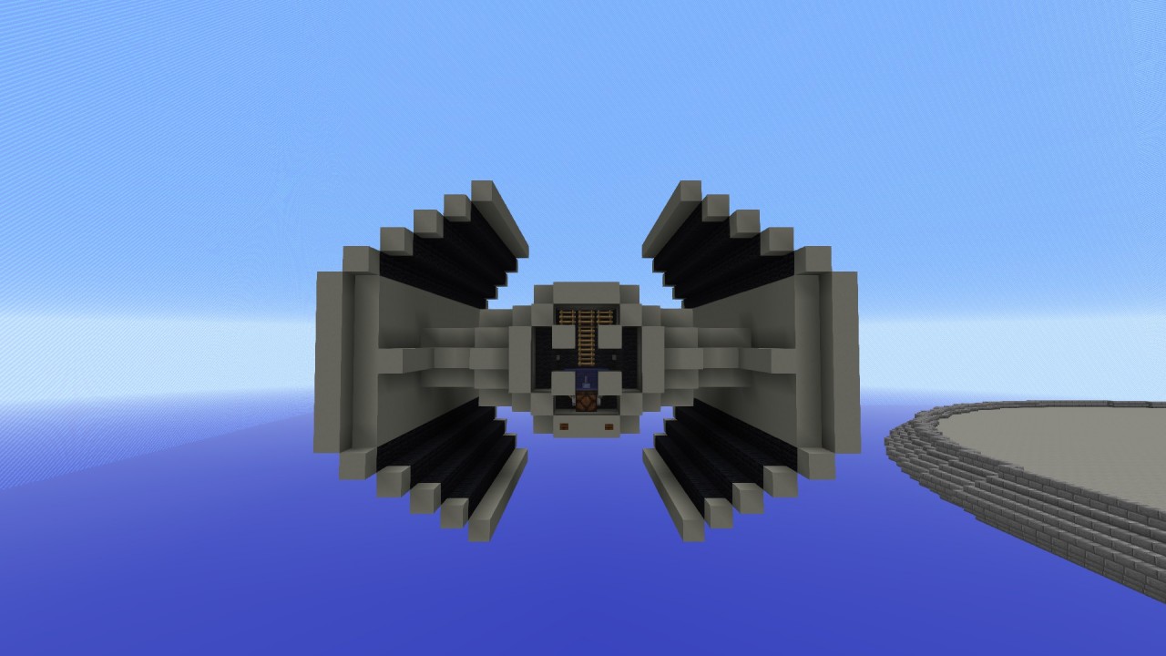 Darth Vader's TIE Fighter | TIE Advanced x1 Minecraft Map