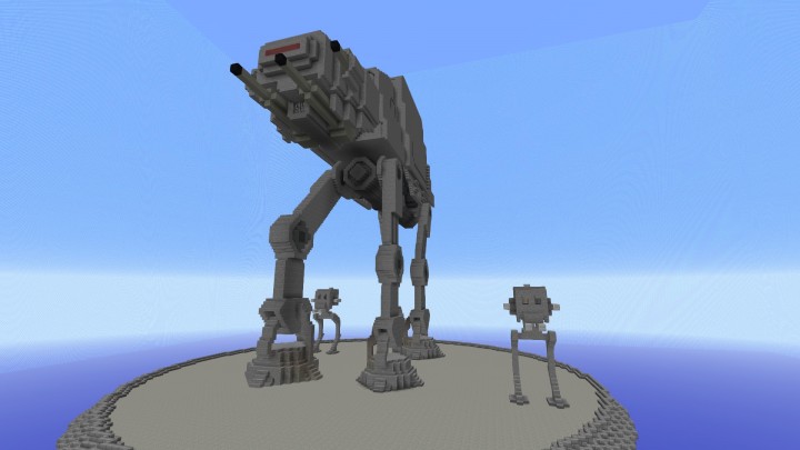 AT-ST (All Terrain Scout Transport) & AT-AT (All Terrain Armored ...