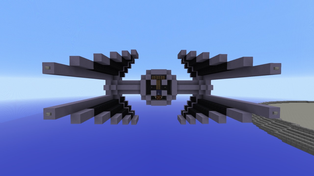 Imperial TIE/IN Interceptor Minecraft Map