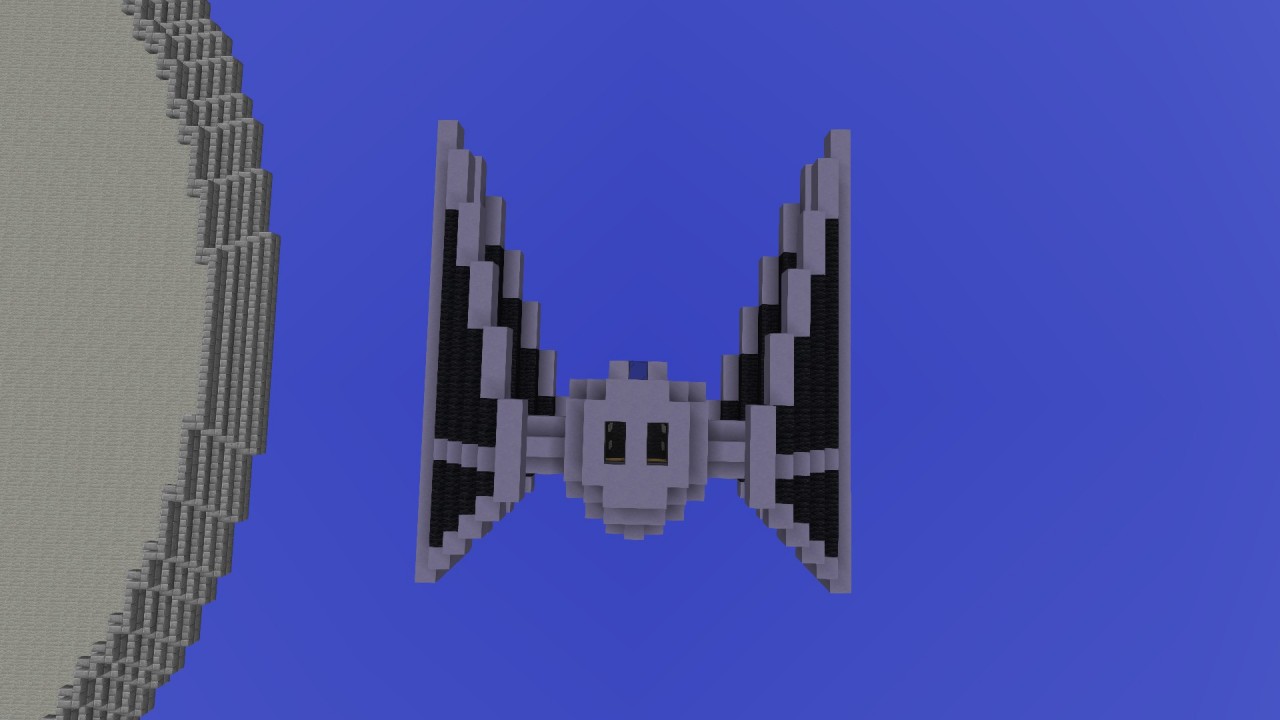 Imperial TIE/IN Interceptor Minecraft Map