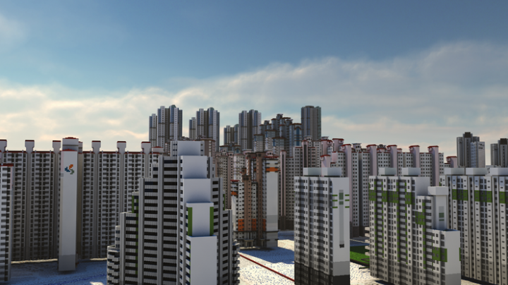 Korean city Minecraft Map