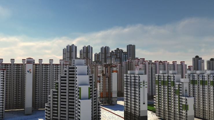 Korean city Minecraft Map