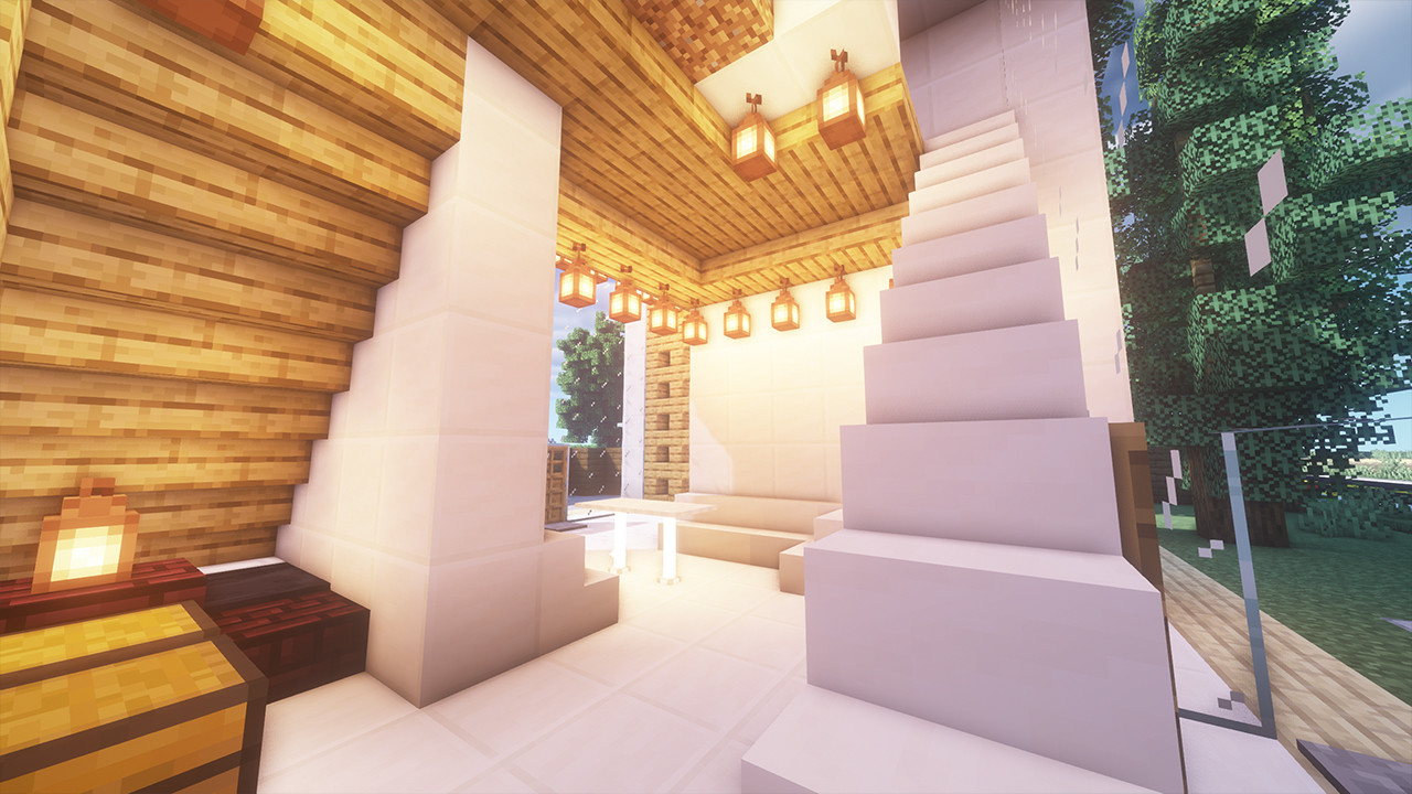 Cross Stair House Minecraft Map