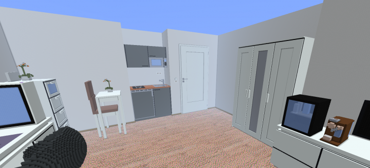 Small Life size Urban Flat Minecraft Map