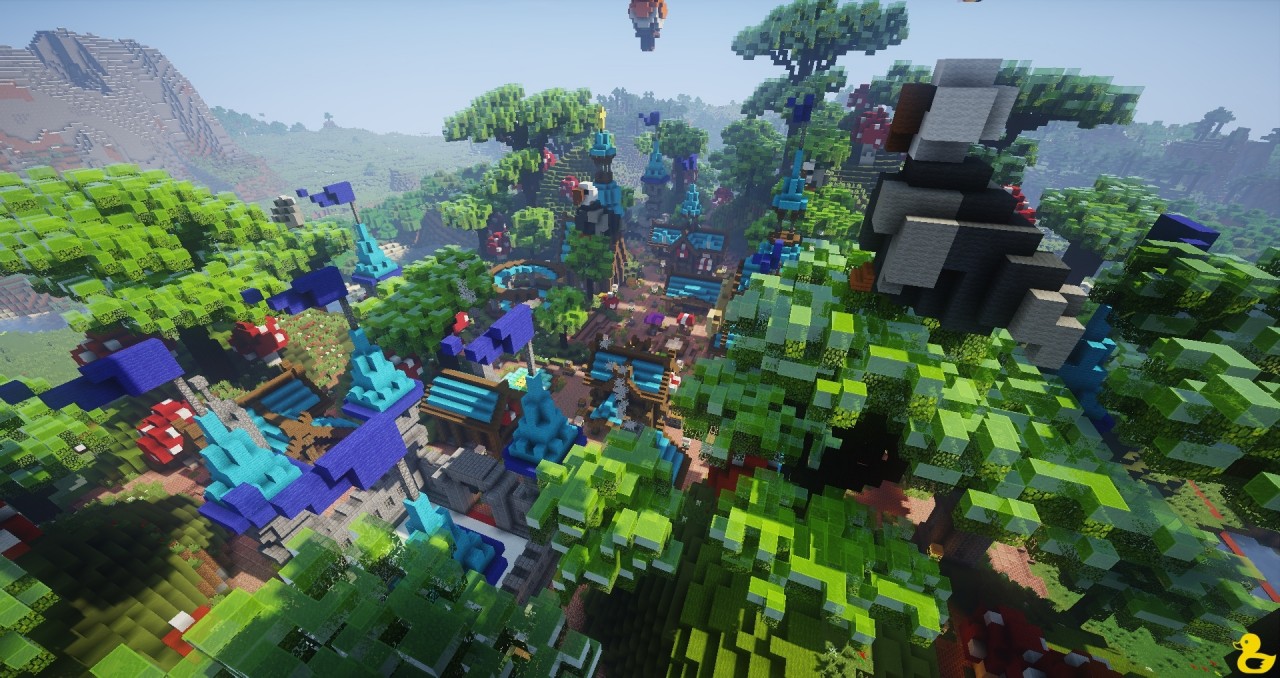 ENDCRAFT Village Lobby Minecraft Map