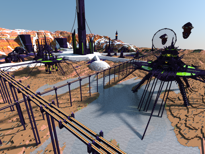 Terraforming Alien Colony Minecraft Map