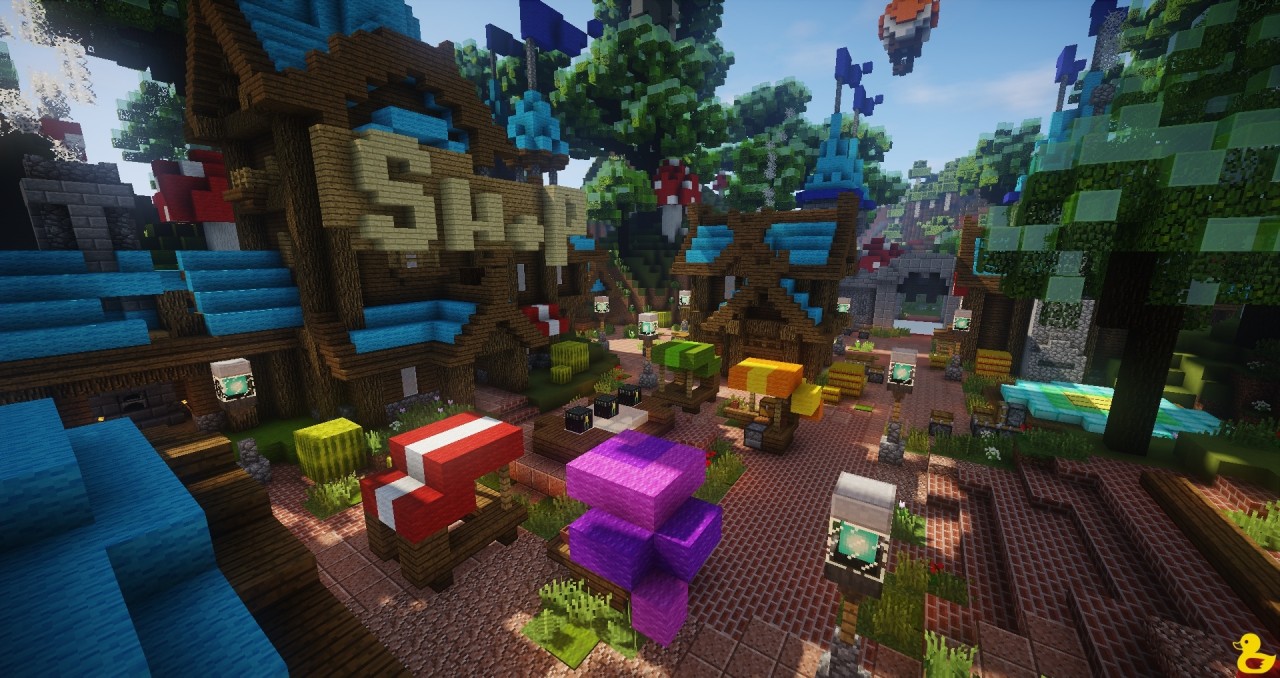 ENDCRAFT Village Lobby Minecraft Map