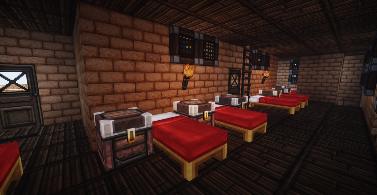 Egyptian Build [Small Barracks] Minecraft Map