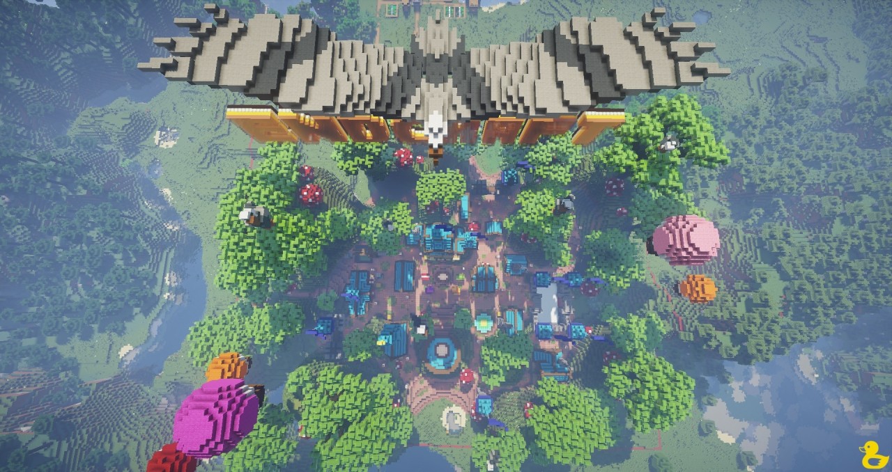 ENDCRAFT Village Lobby Minecraft Map