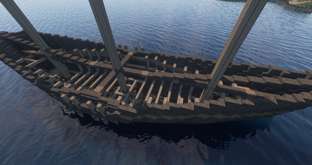 Trading Ship Model - The Akadian Minecraft Map