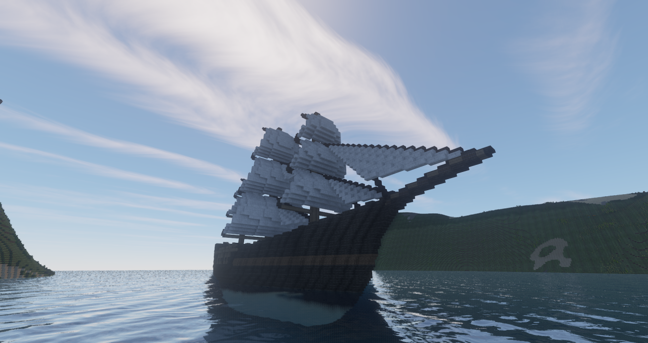Trading Ship Model - The Akadian Minecraft Map