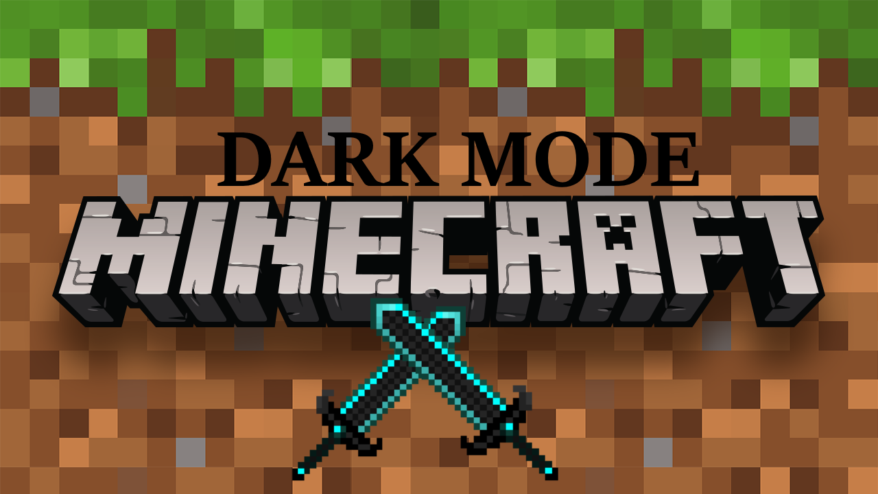 Minecraft Dark Mode Minecraft Texture Pack