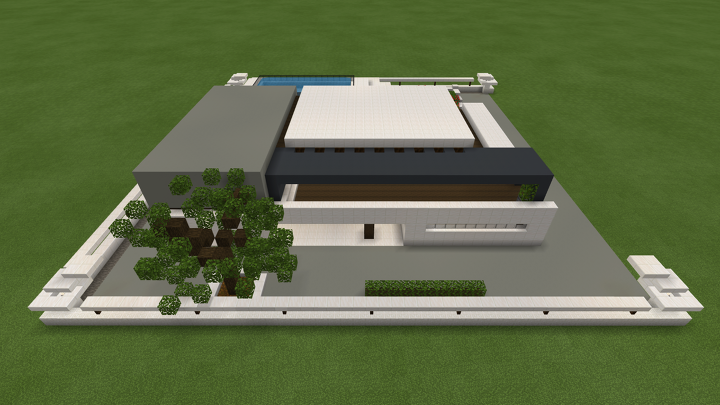 Small Futuristic House Minecraft Map