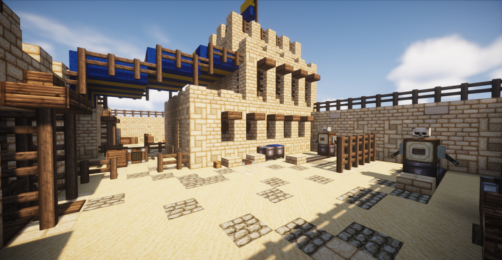 Egyptian Builds [Barracks for Archers] Minecraft Map