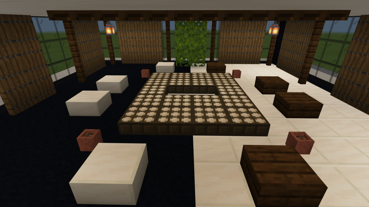 Asian Inspired Modern House Minecraft Map