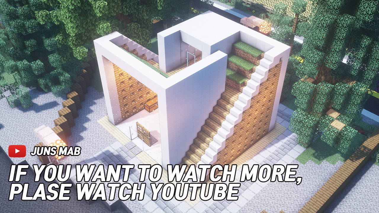 Cross Stair House Minecraft Map