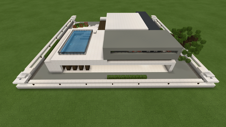Small Futuristic House Minecraft Map
