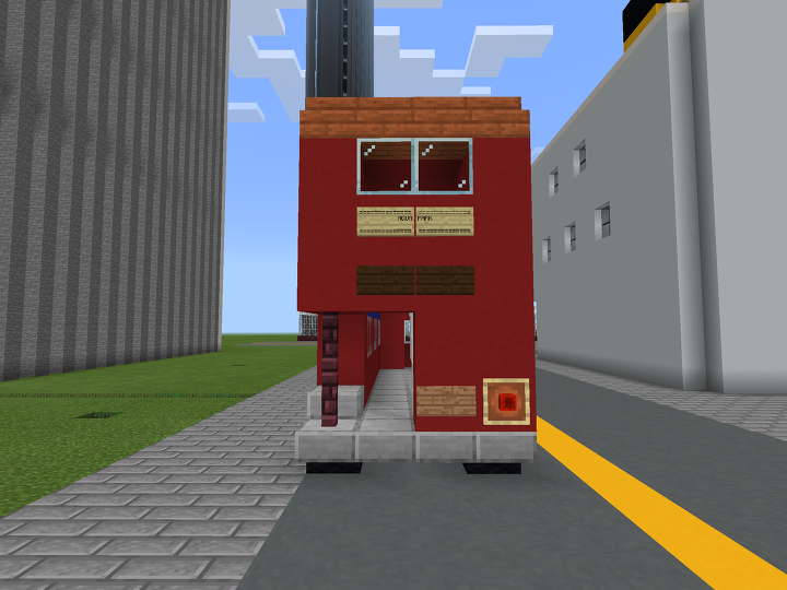 Old London Bus Minecraft Map