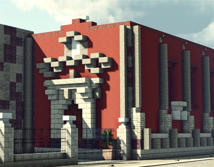 Capilla de las Ánimas, Templo Mayor, Ciudad de México Minecraft Map