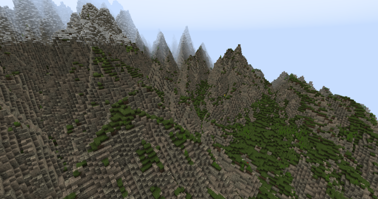 Small extreme mountains Minecraft Map