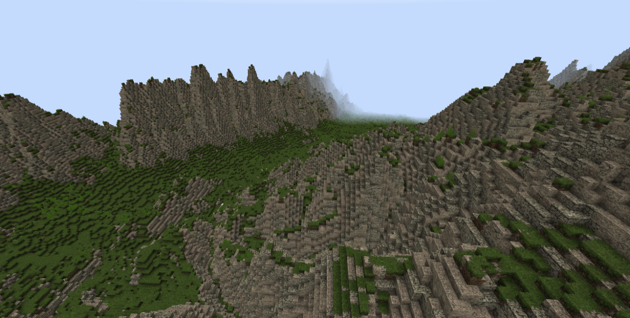 Small extreme mountains Minecraft Map