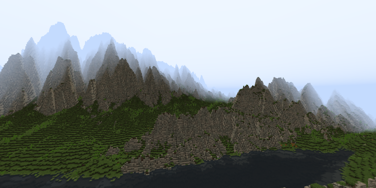 Small extreme mountains Minecraft Map
