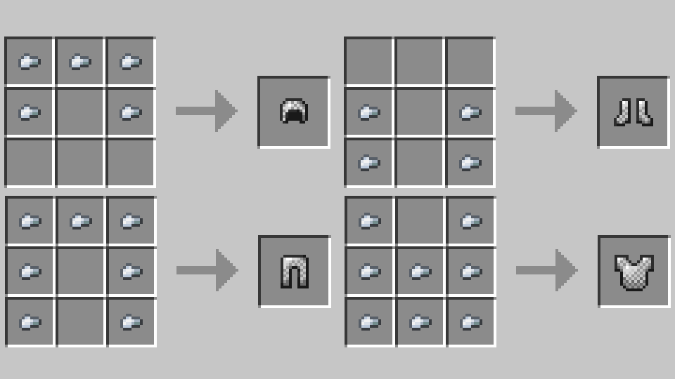Mlogo's Craftable Chainmail Armor Minecraft Data Pack