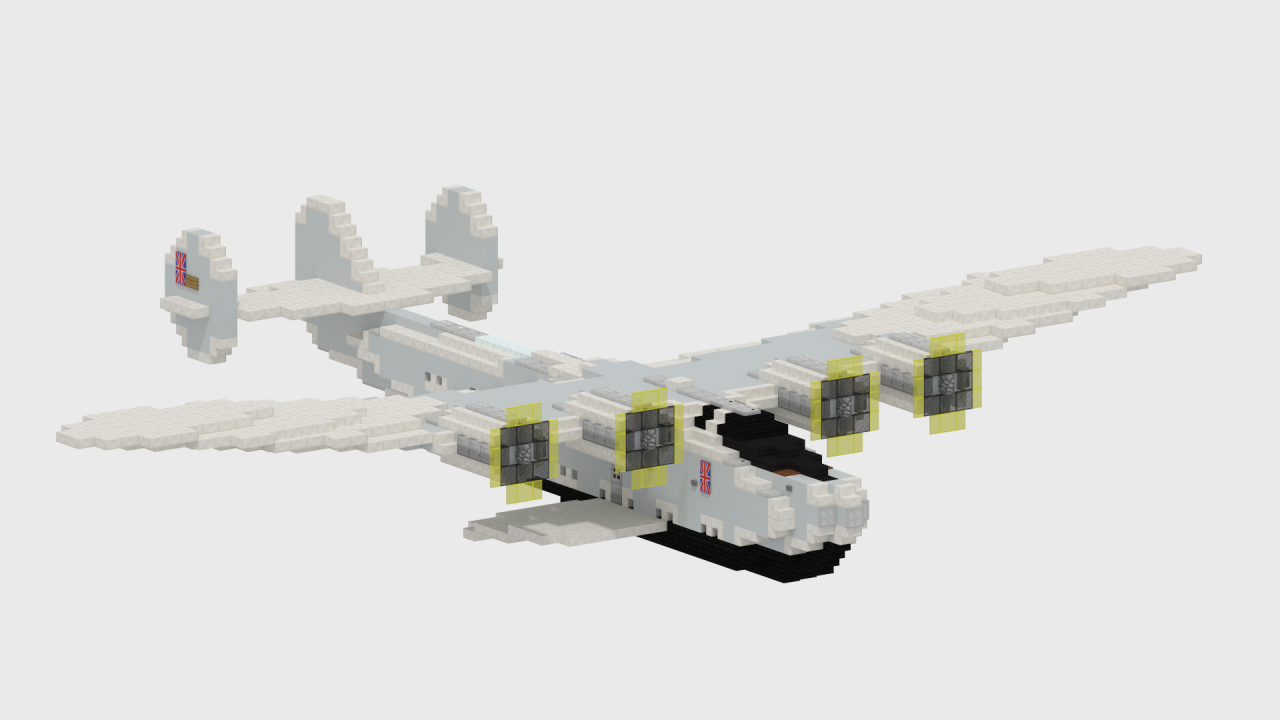 Boeing 314A Clipper 1,5:1 BOAC "Berwick" Minecraft Map